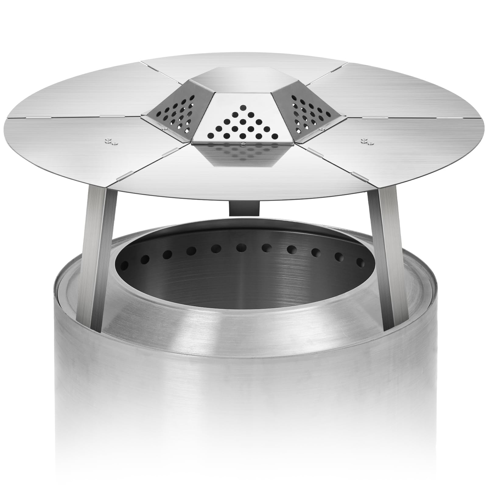 AGEDNE Fire Pit Heat Deflector for Solo Stove Yukon 27", 304 Stainless ...