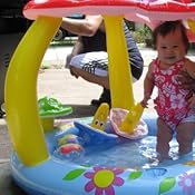 Amazon.com: Intex Mushroom Inflatable Baby Pool, 40" X 35", for Ages 1 ...