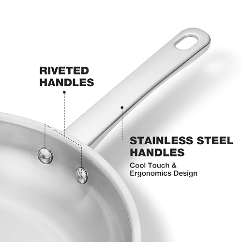 Calphalon Pots And Pans 8 Inch Mini Stainless Steel Frying Pan - 5-Ply ...