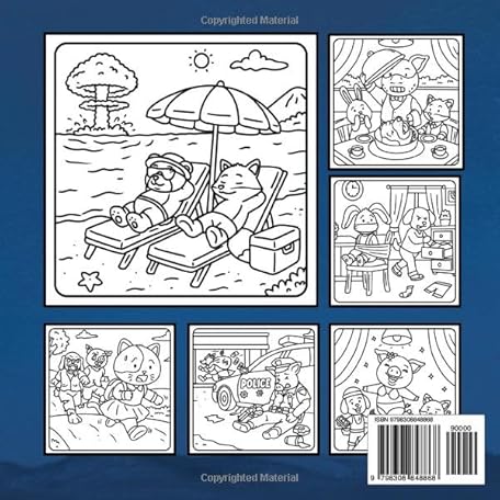 Mua Cozy Crime Scenes: A Parodic Cute and Comfy Coloring Book for ...