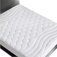 Amazon.com: Bedsure Short Queen Mattress Pad Deep Pocket - Quilted ...