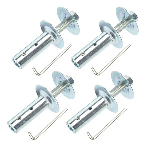 EMILYPRO Shaft Arbor Extension 1/2" and 5/8" Motor Arbor Threaded Shaft ...