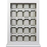 Amazon.com: TIMELYBUYS 20 Piece Cherry Wood Watch Display Wall Hanging ...