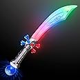 Amazon.com: FlashingBlinkyLights Light Up Curved Pirate Sword with LED ...