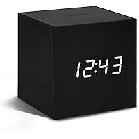 Amazon.com: Gingko Gravity Cube Click Clock 3" x 3" Time/Date/Temp ...