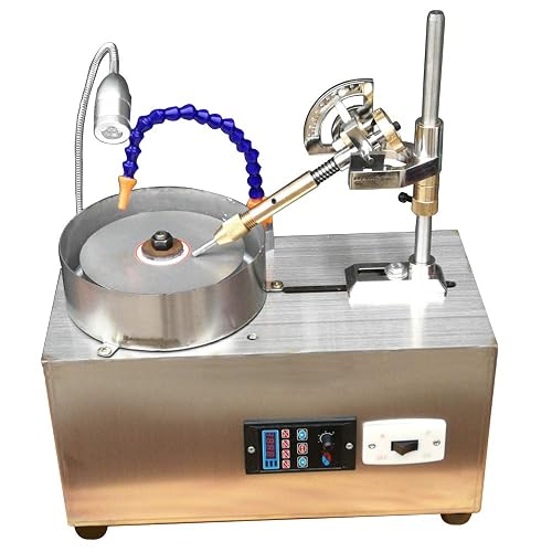 Gem Faceting Machine, 180W Jade Grinding Polishing Machine 3000RPM Rock ...