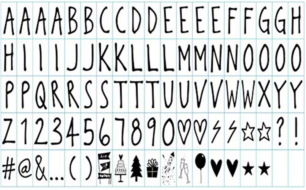 Mua FANHHUI Cinema Black Hand Writing Sign for A4 LIGHTBOX Color ...