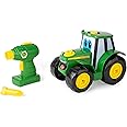 Amazon.com: BUILD-A-BUDDY John Deere Tractor Toy and Toy Drill ...