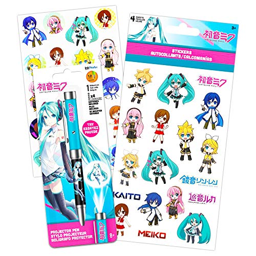 Hatsune Miku Merchandise Set -- Bundle Includes Hatsune Miku Projector ...