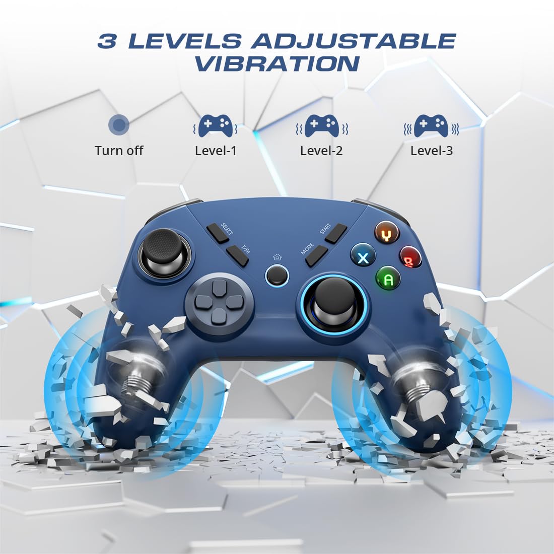 PC Wireless Controller, Bluetooth Gaming Controllers for Windows, Steam ...