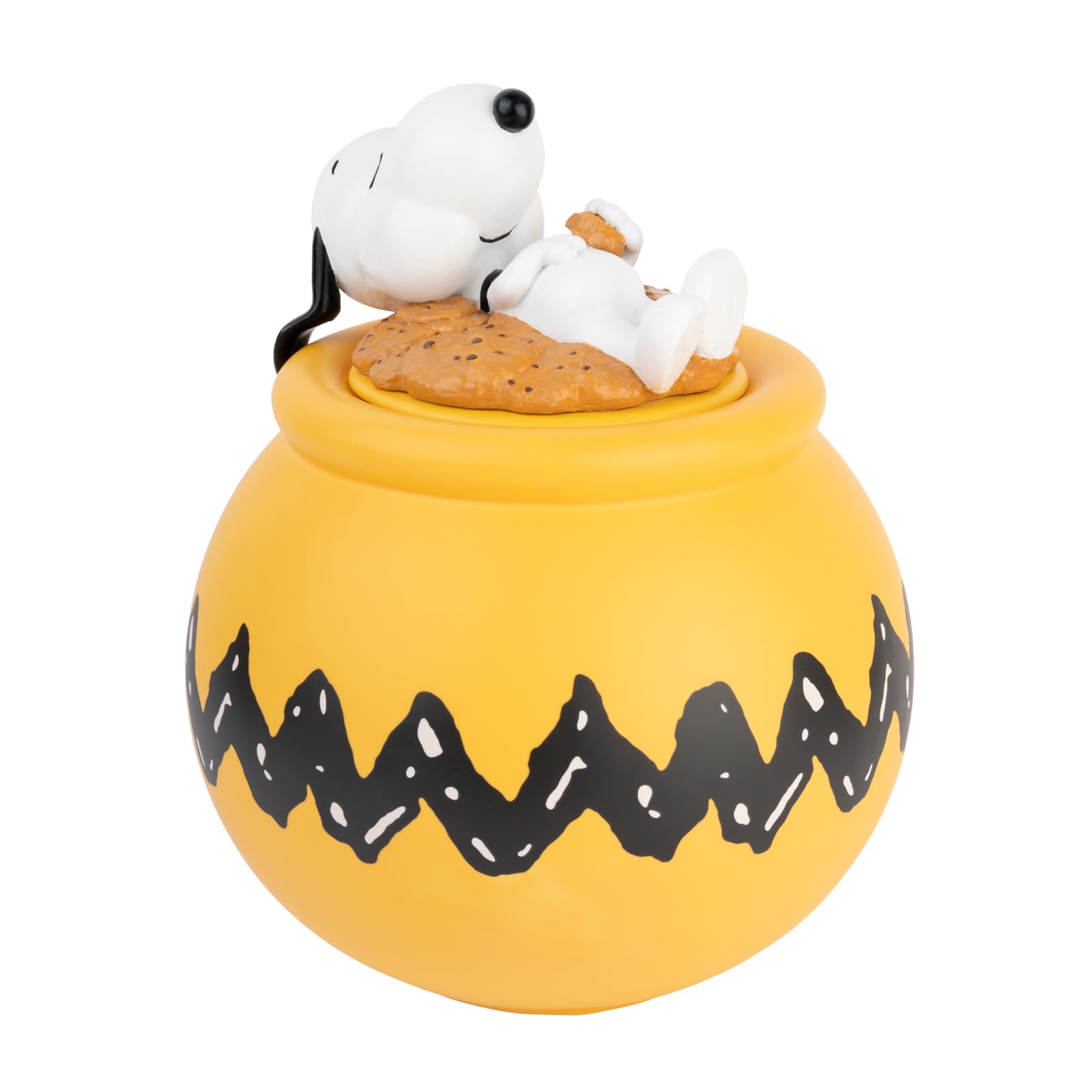 Grupo Erik Snoopy Cookie Jar With Lid | Snacks Canister | 20.5 x 20.5 x ...