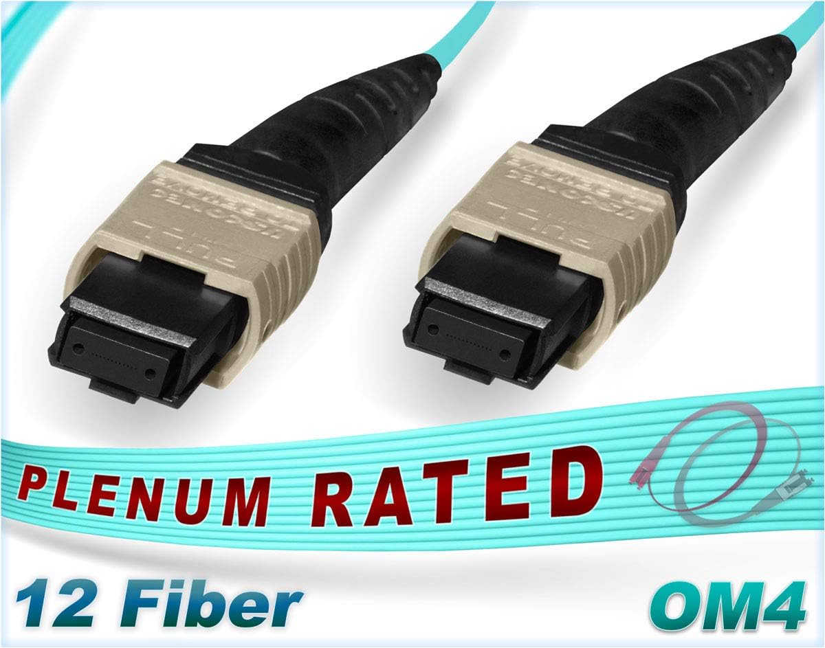Amazon.com: FiberCablesDirect - 3M OM4 MTP MTP 12 Fiber Patch Cable ...