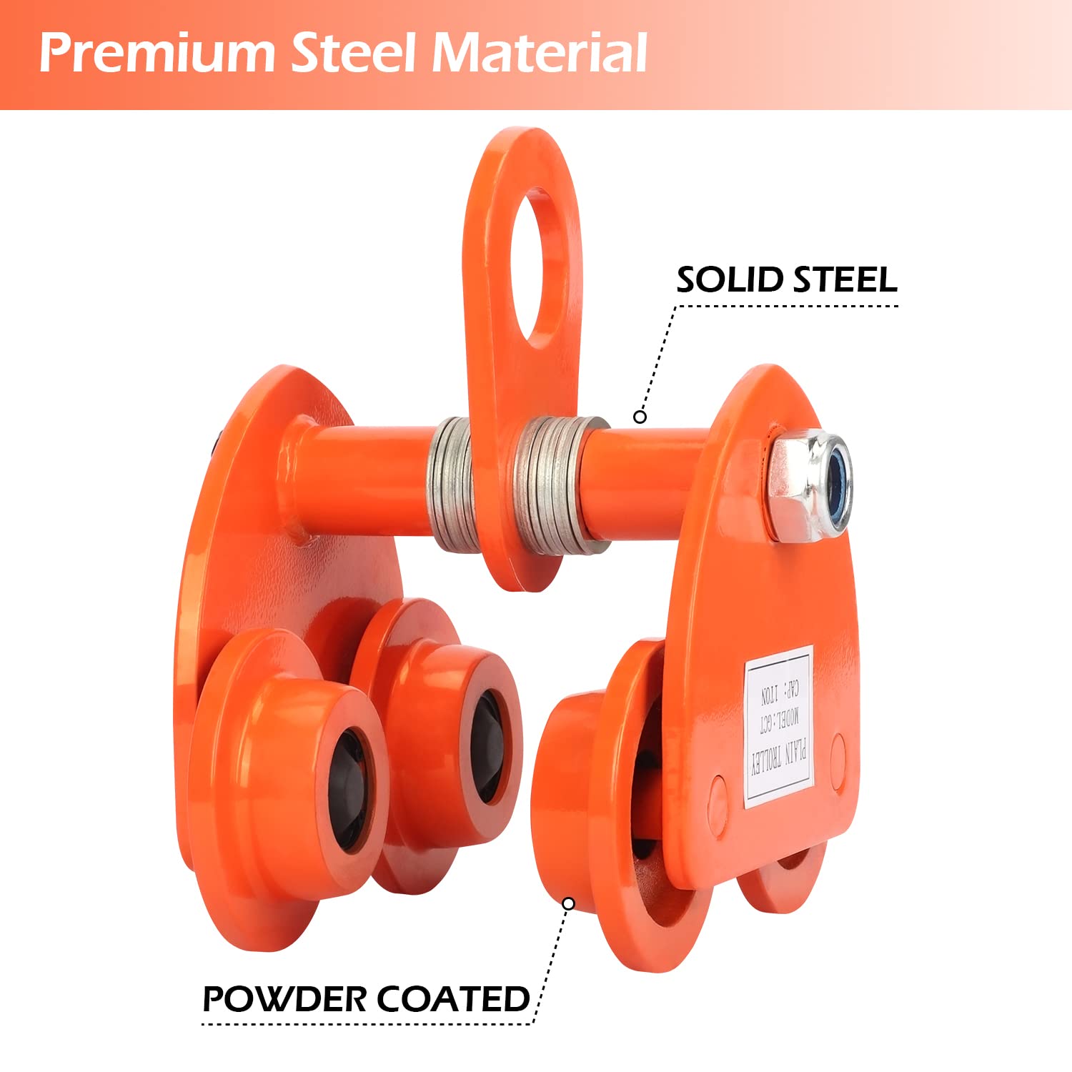 Mua Nisorpa 2 Ton Manual Trolley, 4400LBS Capacity Heavy Duty Beam ...