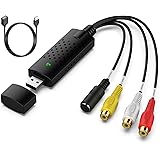 CARYWON Captura de Video USB 2.0 Captura de Video y Audio con Cable de Transferencia USB 2.0 ...