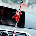 Amazon.com: YGMONER Wearing Sunglasses Monkey Car Interior Rear View Mirror Hanging Ornaments ...