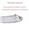 Reusable Penis Sleeves,Cock Condoms Penis Extender Sleeve Penis Enlarger for Men Delay ...