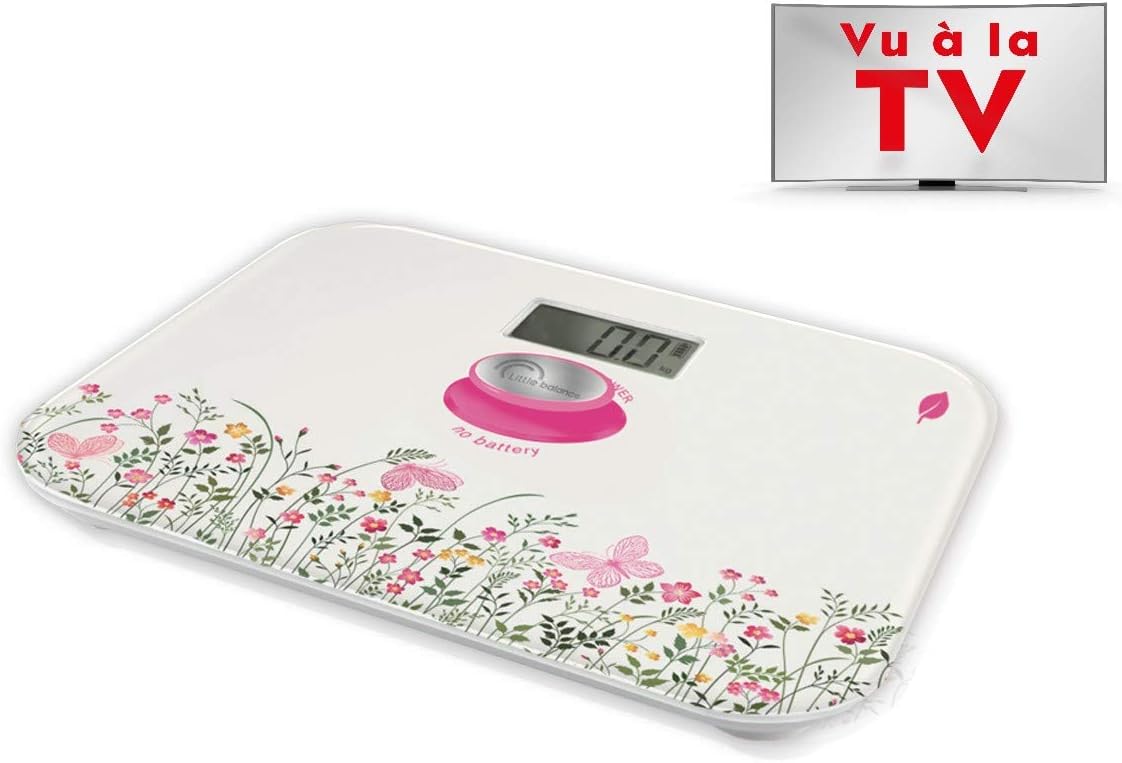 Little Balance 8328 Kinetic Floral Bathroom Scales without Batteries ...