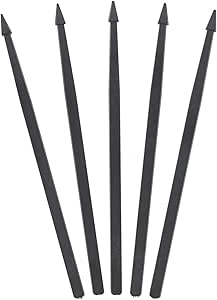 Amazon.com | Royal Premium Black Plastic Arrow Picks, Package of 1000 ...