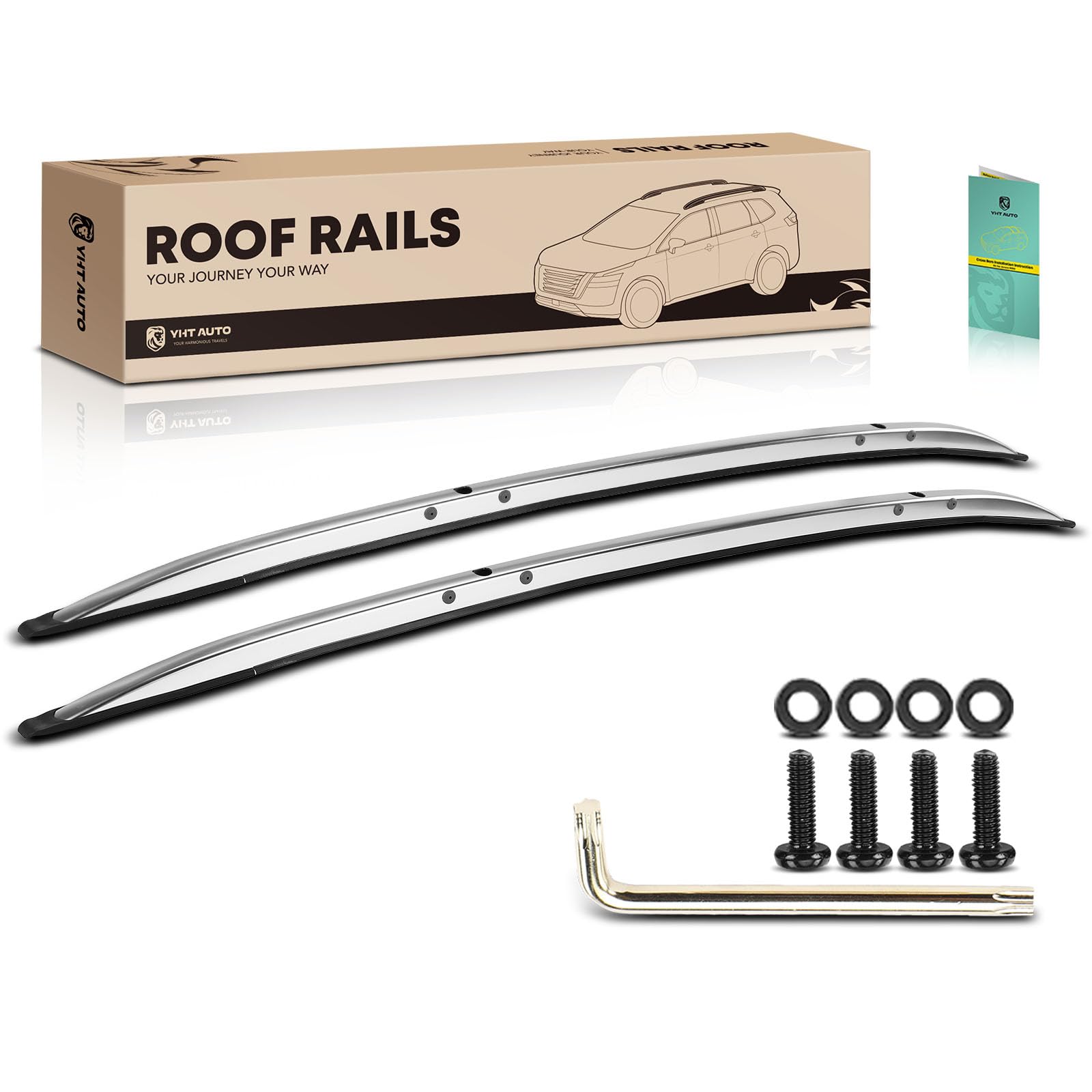 YHTAUTO Car Roof Rack Side Rails Compatible with Mazda CX-3 2016-2019 ...