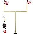 Amazon.com : Portable Football Field Goal Post Set with Football ...