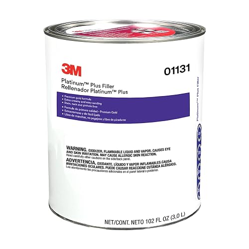 3M Platinum Plus Filler 01131, Lightweight, Stain Free, Tack Free ...