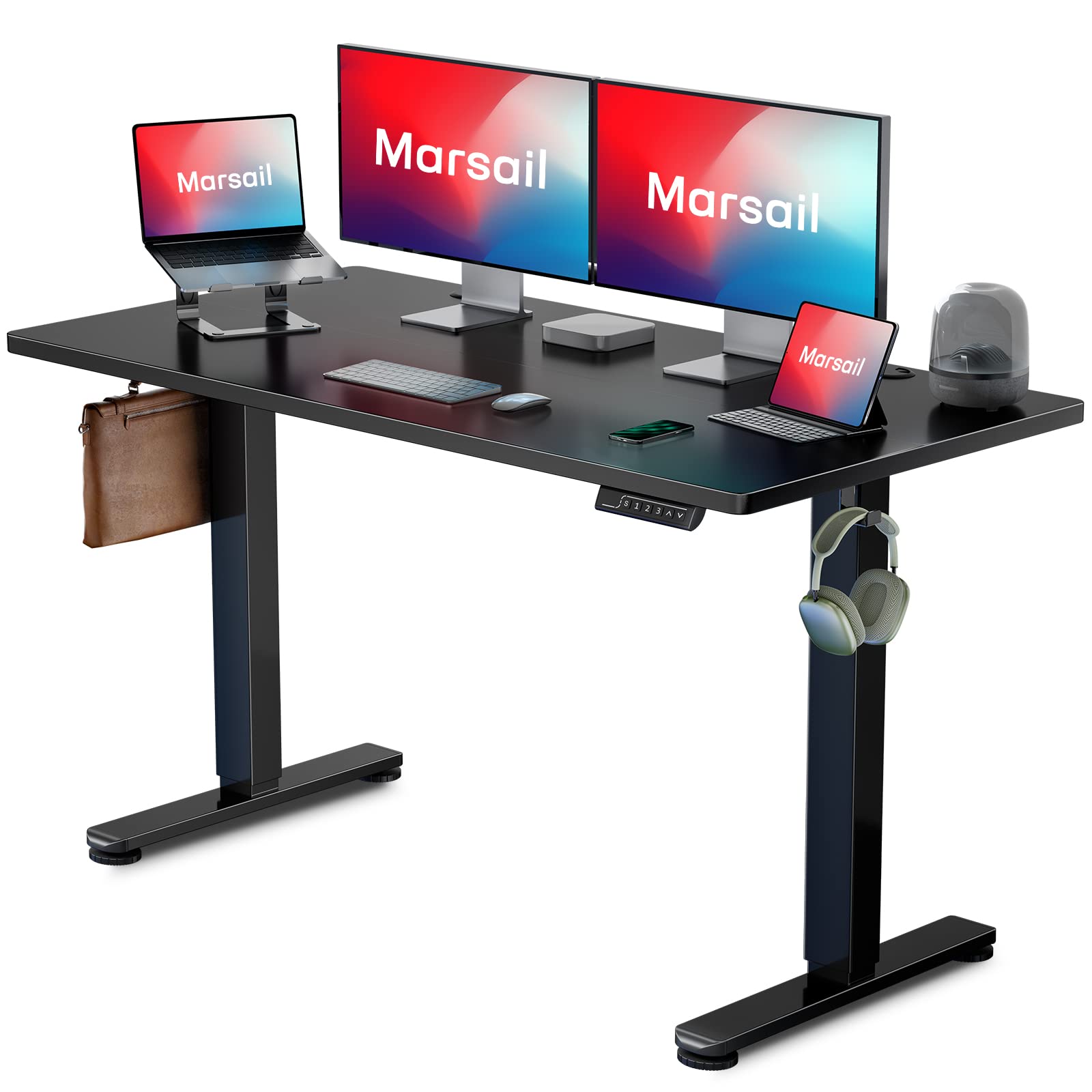 Mua Marsail Electric Standing Desk Adjustable Height, 48 * 24 Inch Sit ...