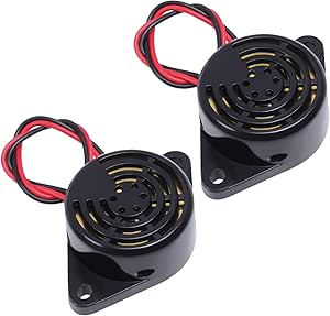 Amazon.com : 2 PCS Buzzer Alarm Electronic Beep Buzzer DC 3V 12V 24V ...