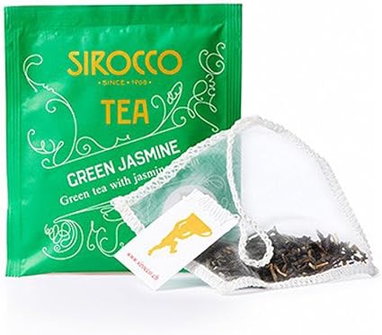Sirocco Tea (Switzerland) - Green Jasmine Organic Green Tea with ...