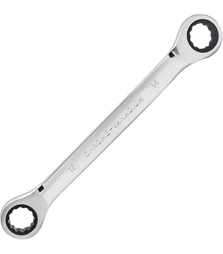 72 Tooth Ratchet 21mm Ratchet Spanner HARFINGTON 4 In 1 Double Box End ...