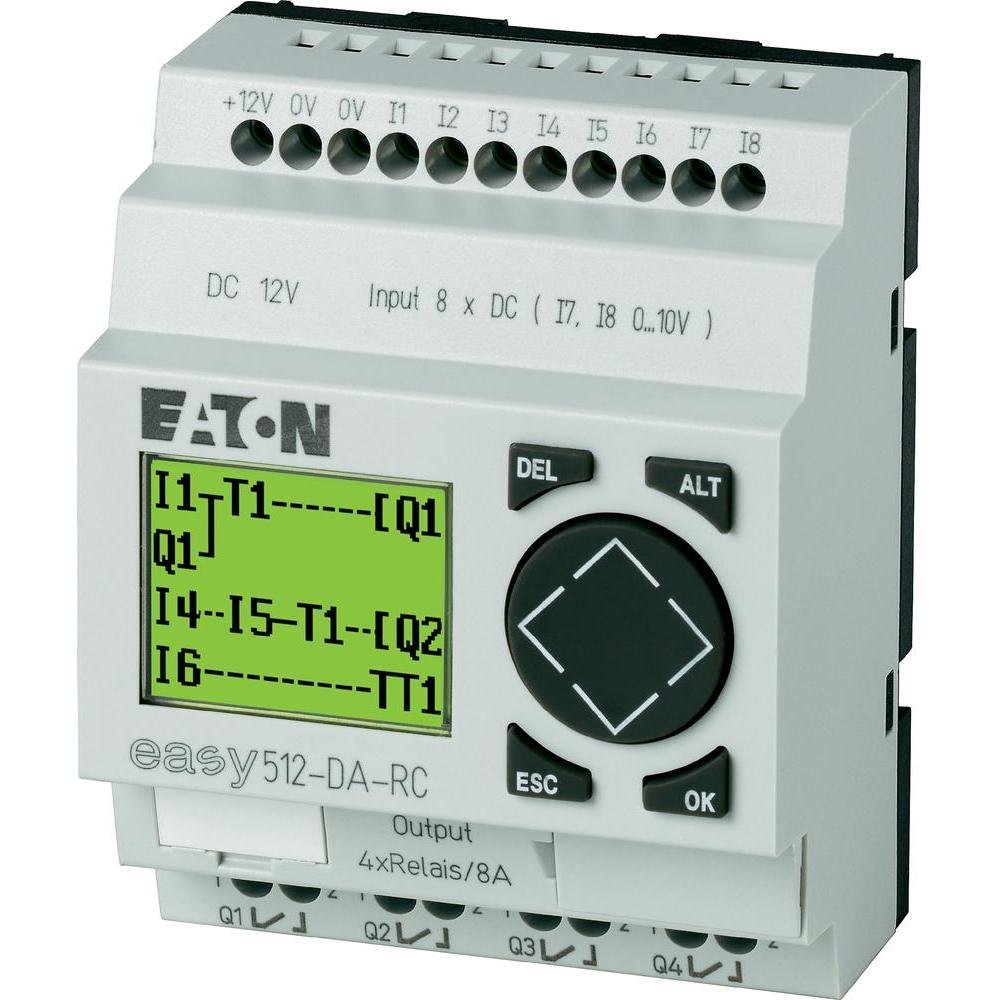 EATON EASY512-DA-RC Relés Programables, Easy500, 12 V DC, Reloj de ...