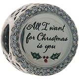 Amazon.com: PANDORA Disney Eeyore Christmas 925 Sterling Silver Charm ...
