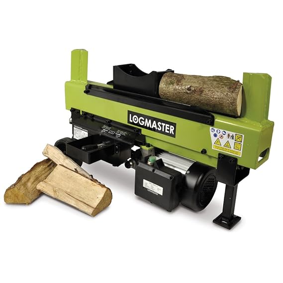 Logmaster High Powered 6 Ton Dual Hydraulic Electric Log Splitter ...