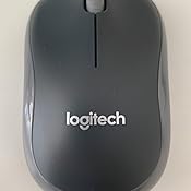 Logitech M185 Wireless Mouse USB for PC Windows, Mac and Linux, Grey ...