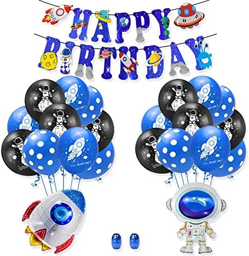 DIY Outer Space Astronaut Balloon Set Party Decorations Solar System ...
