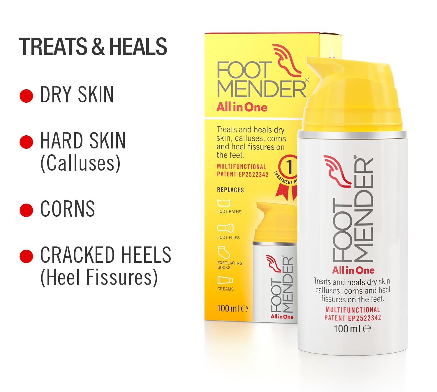 Mua Footmender All in One | Treats and Heals Dry Feet, Hard Skin ...