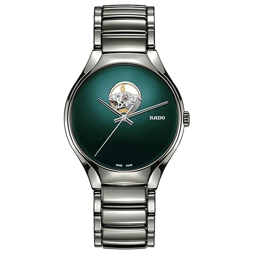 Rado True Round Secret Blue Dial with Open Heart, Plasma Bracelet and ...