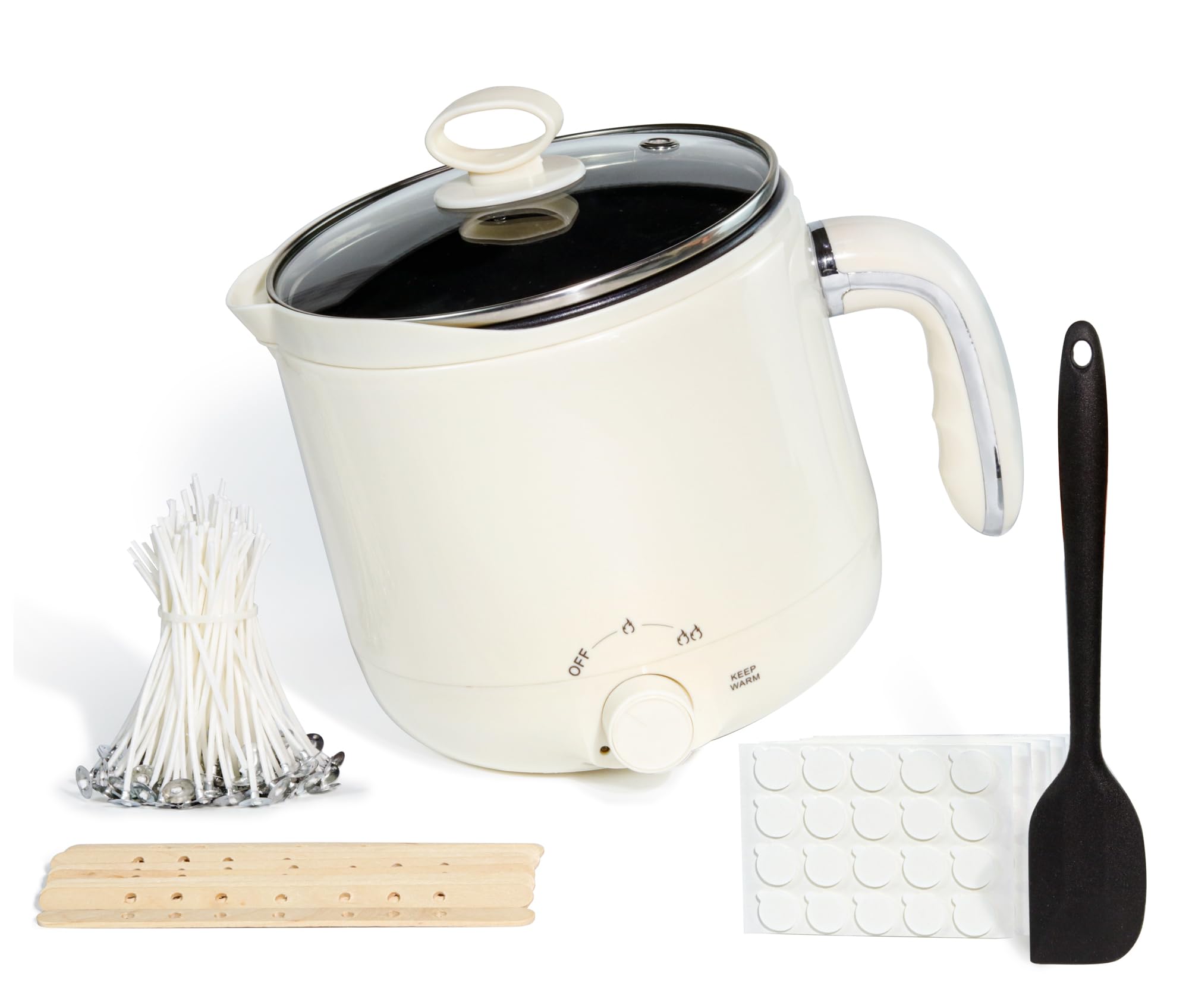 Aroparc Wax Melter for Candle Making Large 1.8L/60oz Electric Wax ...