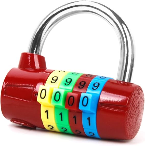 1Pc Resettable Number 4-Digit Combination Security Padlock Lock ...
