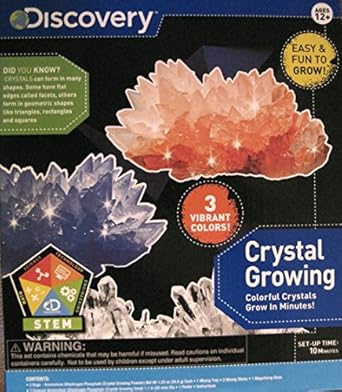 Discovery Kids Crystal Growing Kit: Amazon.com: Industrial & Scientific