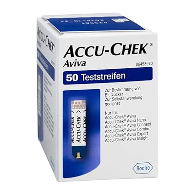 Buy Accu-chek Aviva Glucose Test Strips, 50 count - No Code KEY Online ...