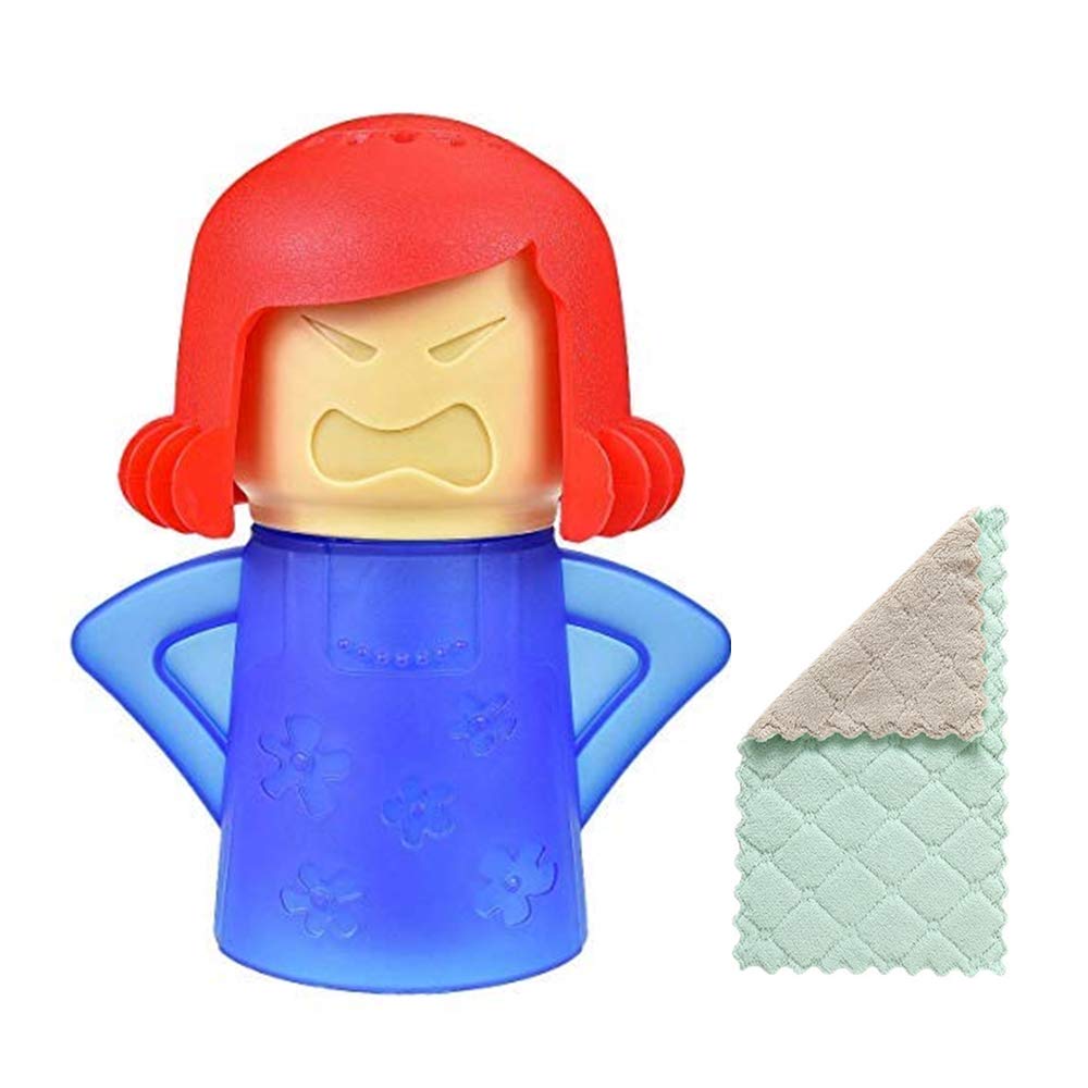 Amazon.com: Microwave Cleaner with Cleaning Cloth, Adding Water and ...