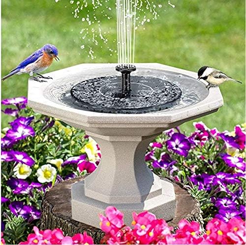 E-X Fountain solar outdoor garden pond water fountain device suspended ...