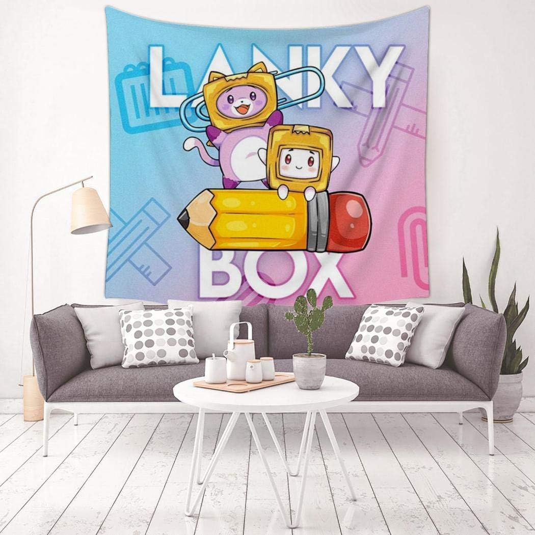 IUBBKI Fashion Cute_Lankybox Tapestries Adorn The Background Wall Cloth ...