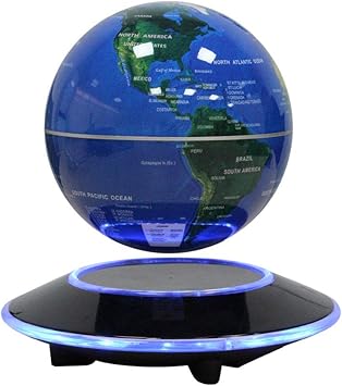 Magnetic Levitation Floating Globe Rotating World Map - Anti Gravity ...