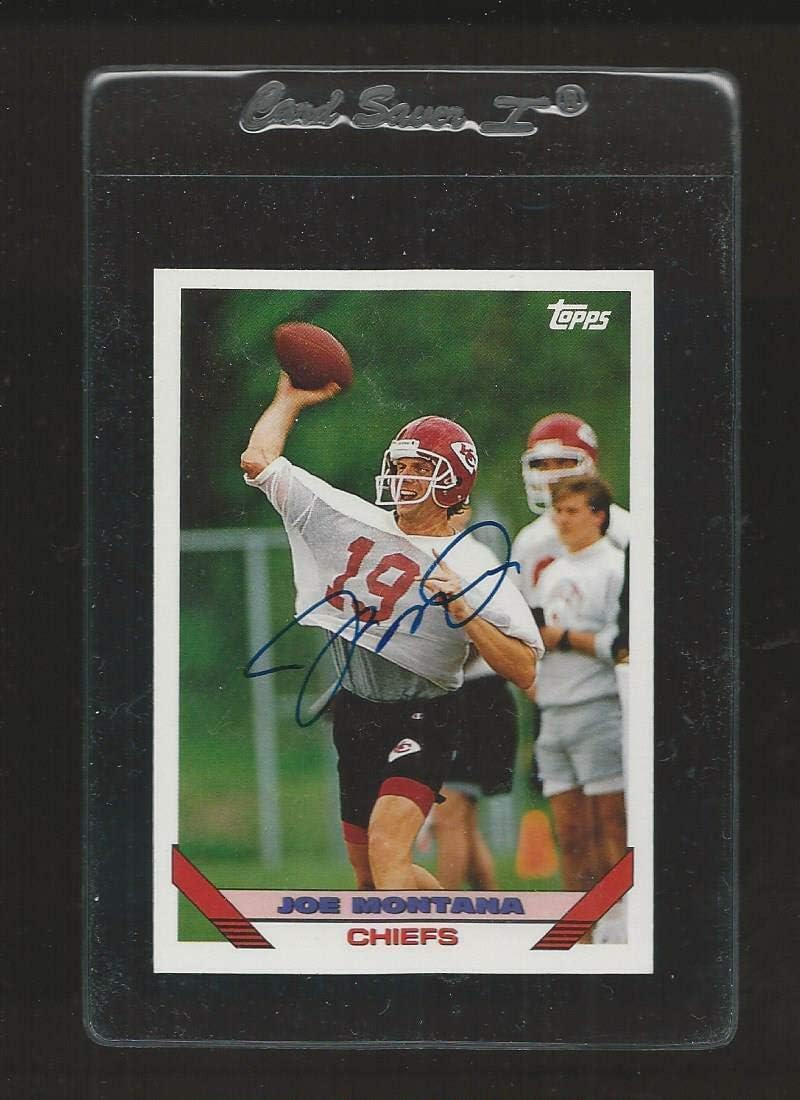 Joe Montana 1993 Topps #200 Signed Certified Authentic Auto Autograph ...