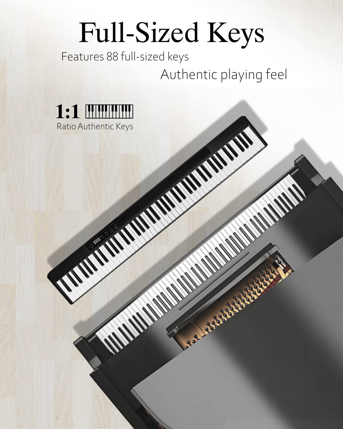 Mua Longeye Piano Keyboard 88 Keys Set, Portable Digital Piano with ...