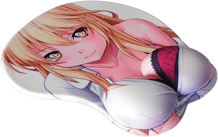 Mouse Pads Waifu Mouse Mat Cushioned Gaming Mouse Pad Anime Boob Mouse 