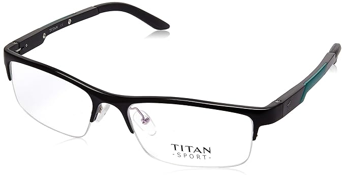 Buy Titan Half Rim Rectangular Unisex Spectacle Frame - (TS1006MHM2|57 ...