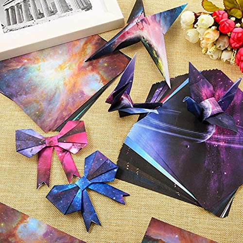 Galaxy Outer Space Origami Paper,200 Piece Origami Double Sided ...