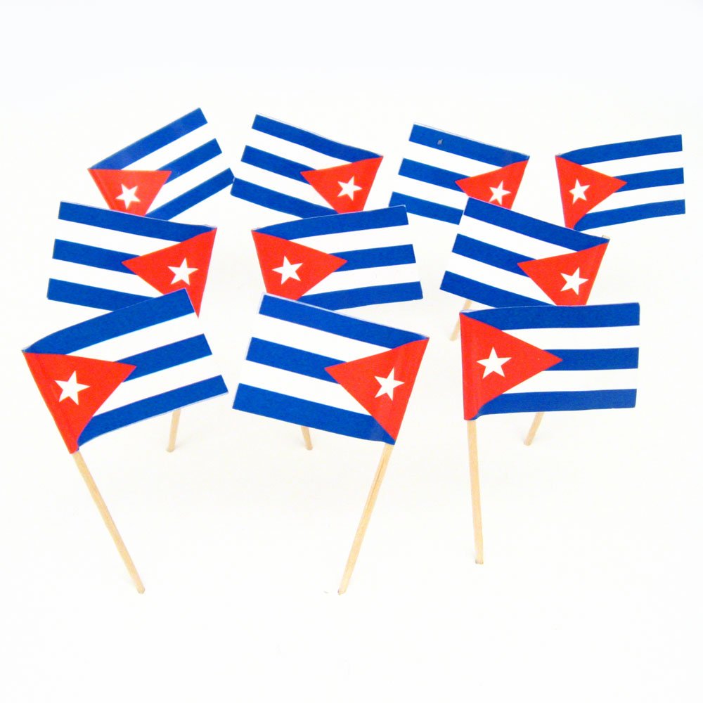 Amazon.com: 40 Tattoos: Cuba Flag, Cuban Party Favors: Health ...